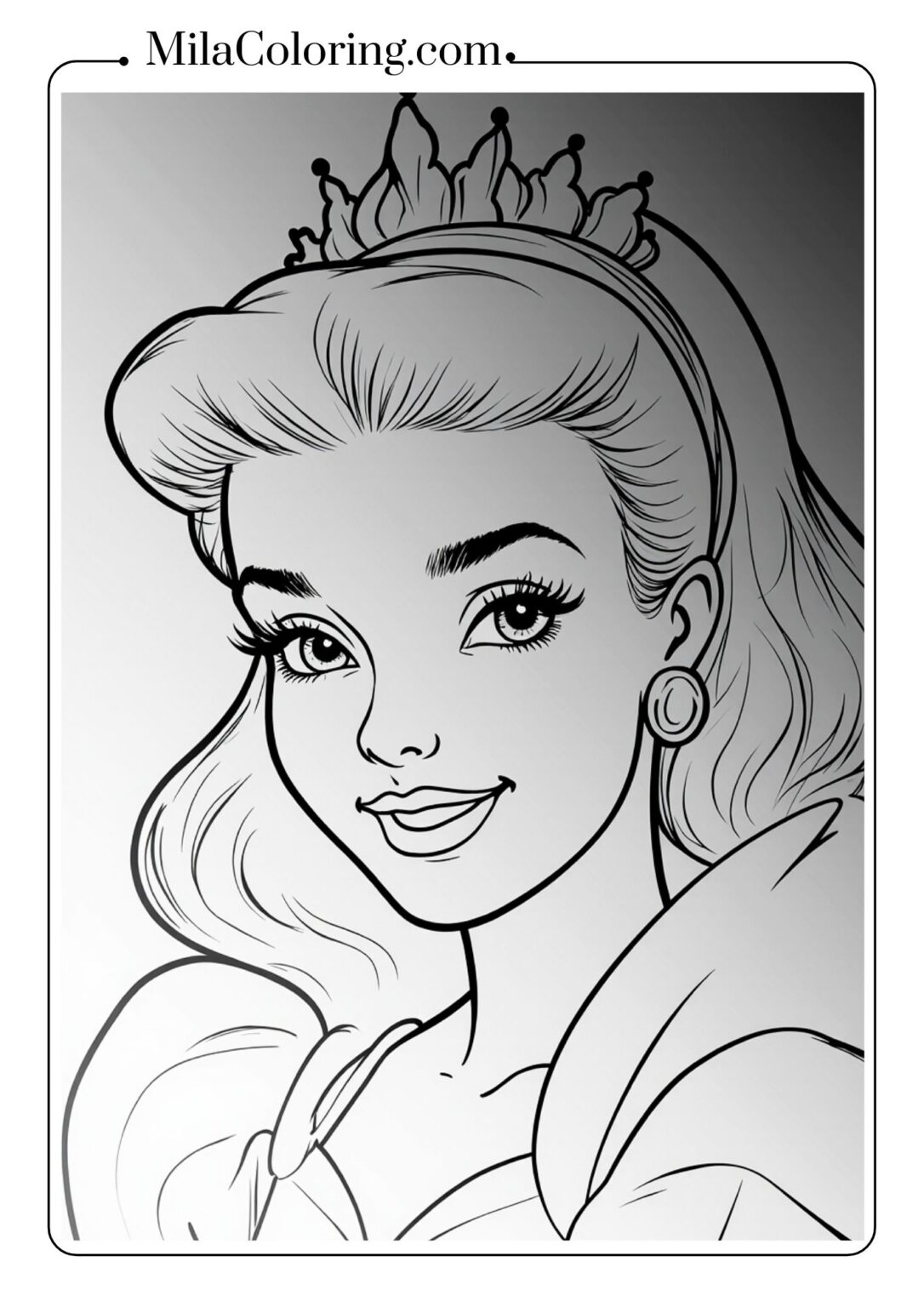 +50 Cinderella Coloring pages - Mila Coloring Free Printable