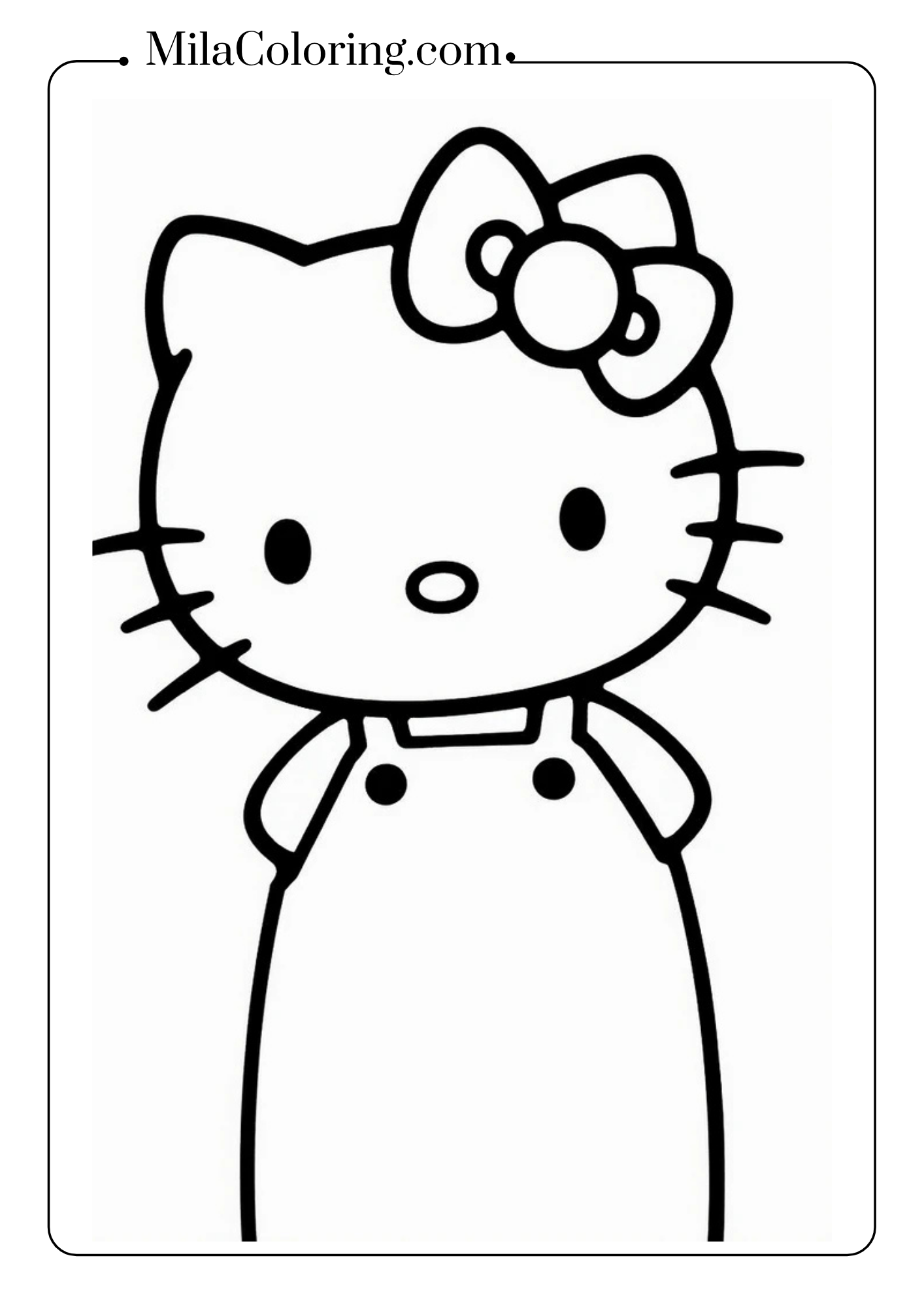 +50 Hello Kitty Coloring Pages - Mila Coloring Free Printable