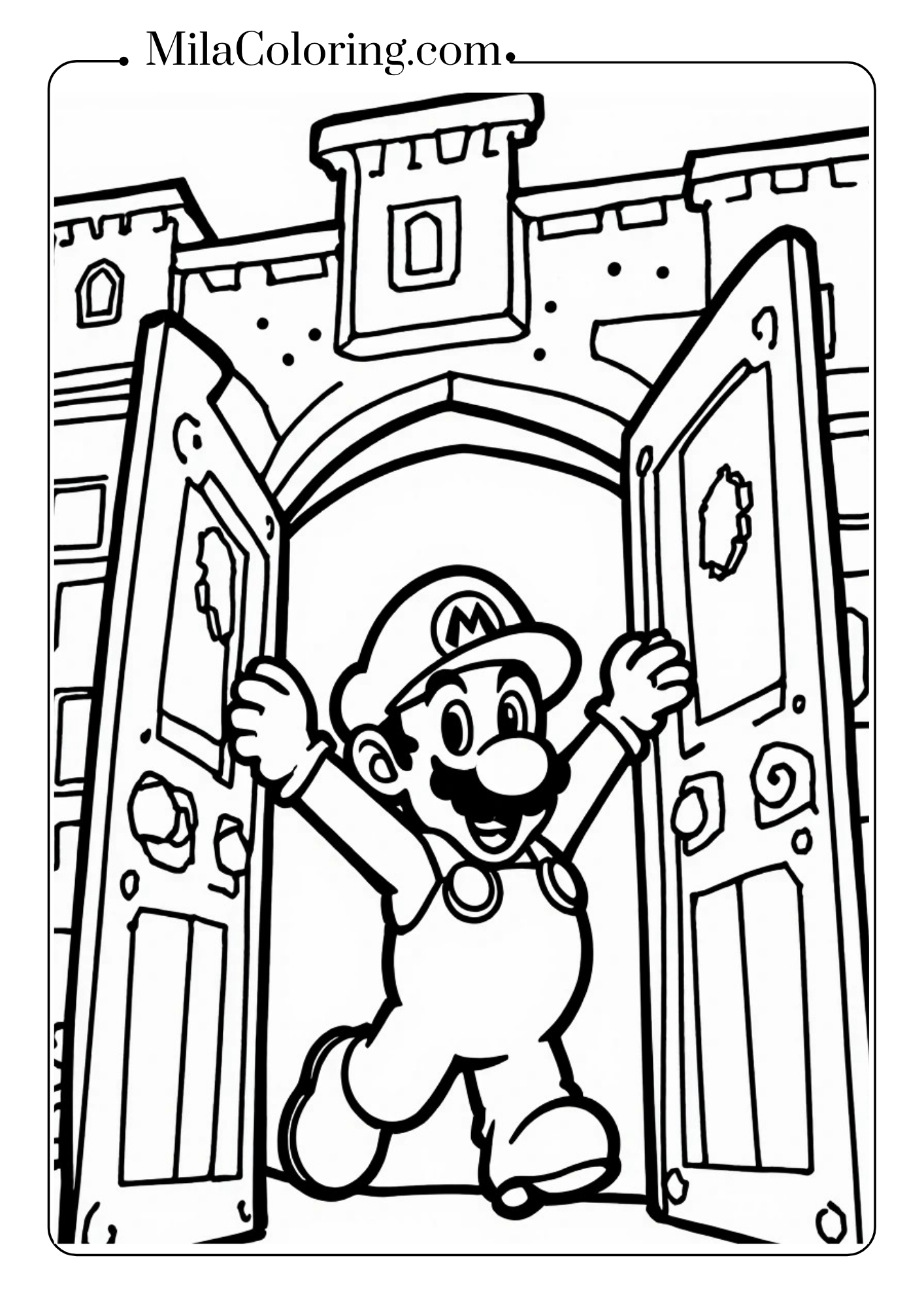 +60 Mario Coloring Pages Nintendo Fan - Mila Coloring Free Printable