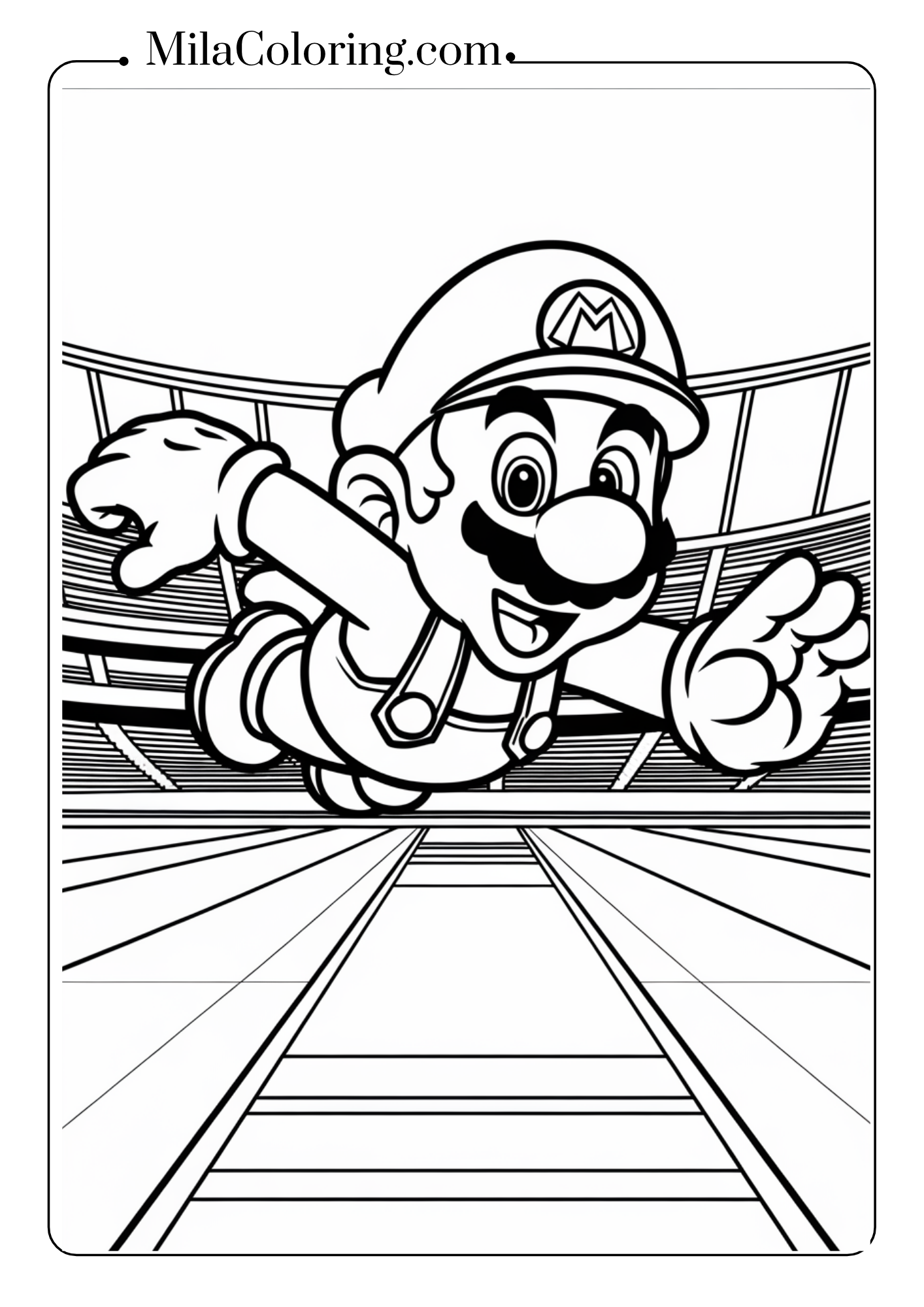 +60 Mario Coloring Pages Nintendo Fan - Mila Coloring Free Printable