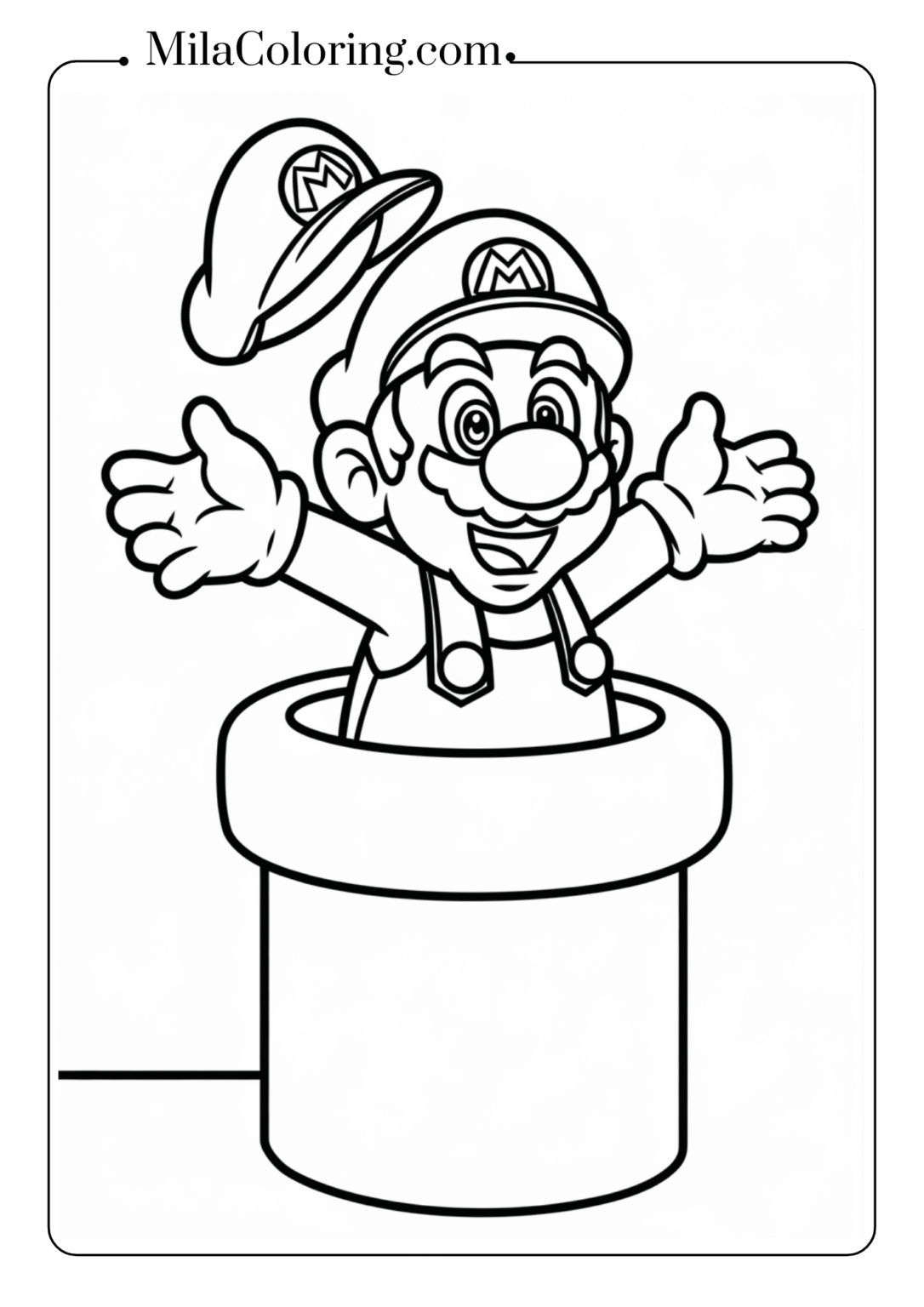 +60 Mario Coloring Pages Nintendo Fan - Mila Coloring Free Printable