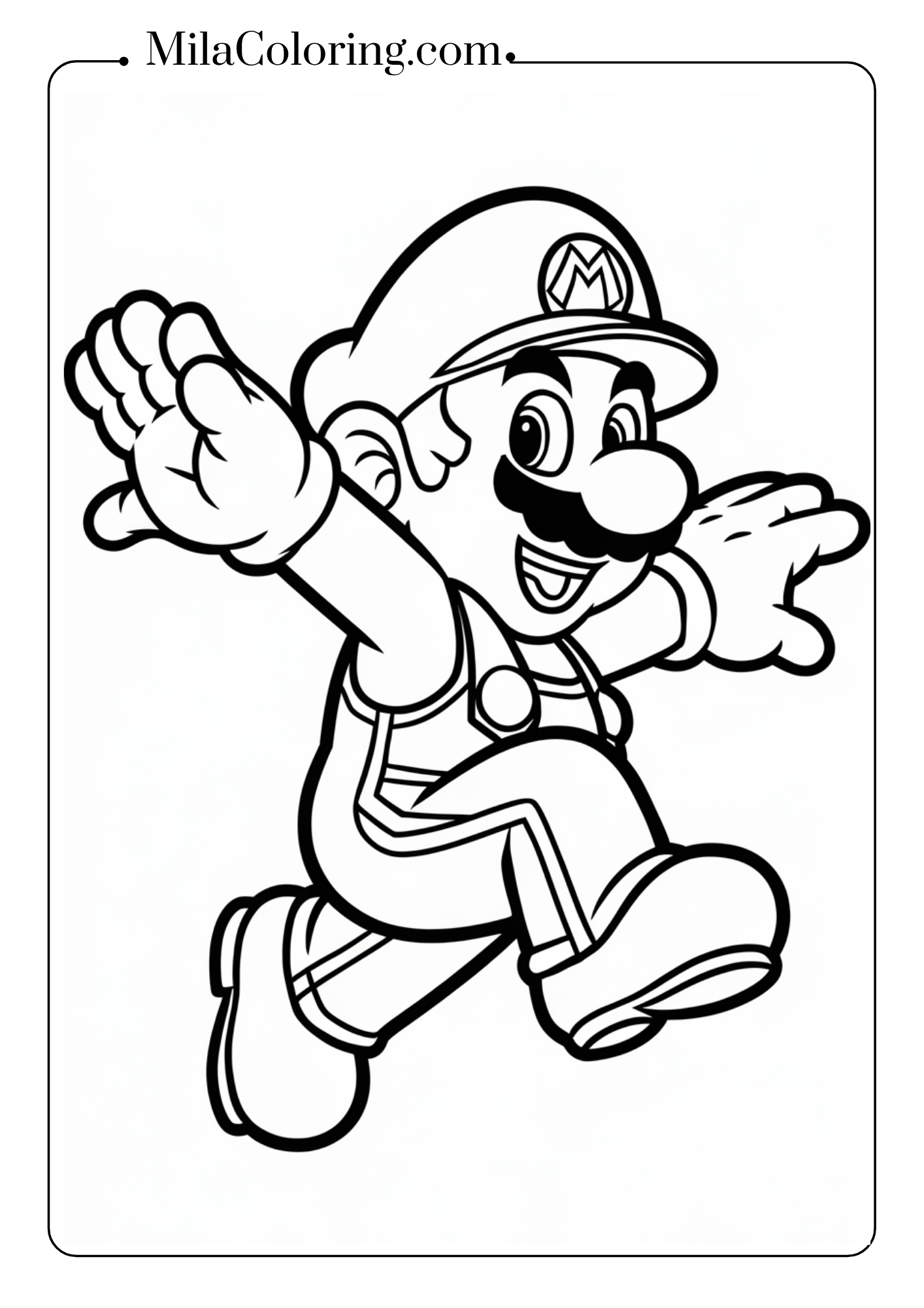 +60 Mario Coloring Pages Nintendo Fan - Mila Coloring Free Printable