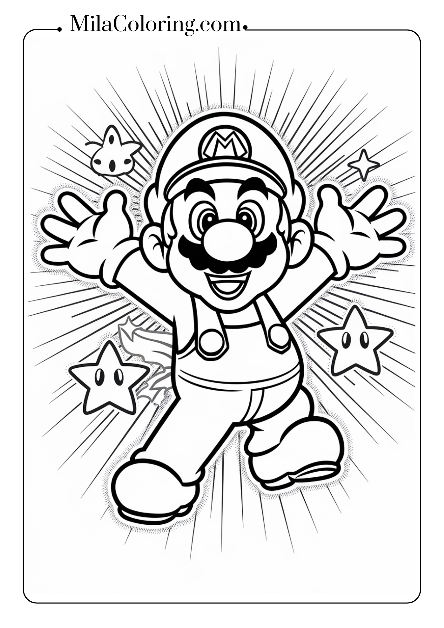 +60 Mario Coloring Pages Nintendo Fan - Mila Coloring Free Printable