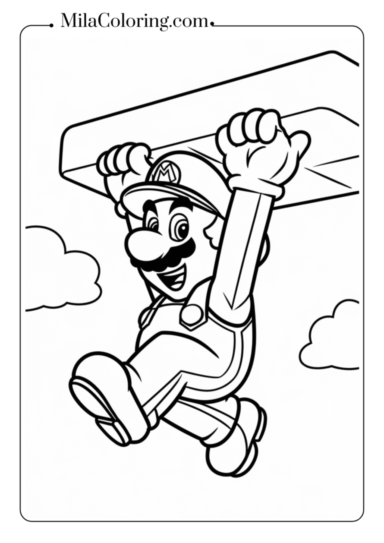 +60 Mario Coloring Pages Nintendo Fan - Mila Coloring Free Printable