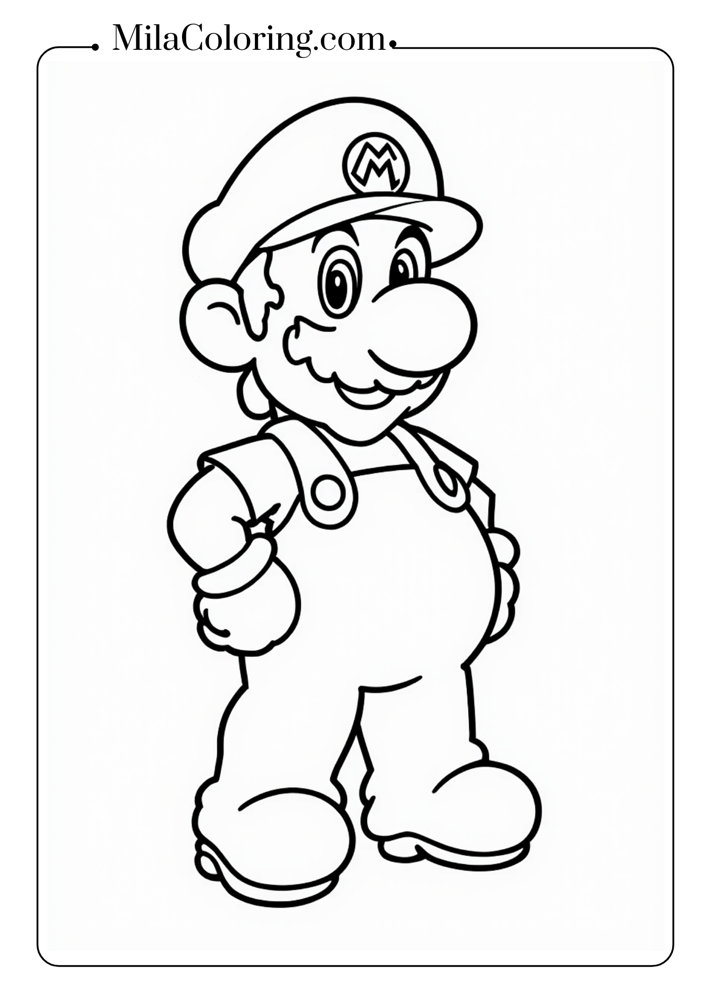 +60 Mario Coloring Pages Nintendo Fan - Mila Coloring Free Printable