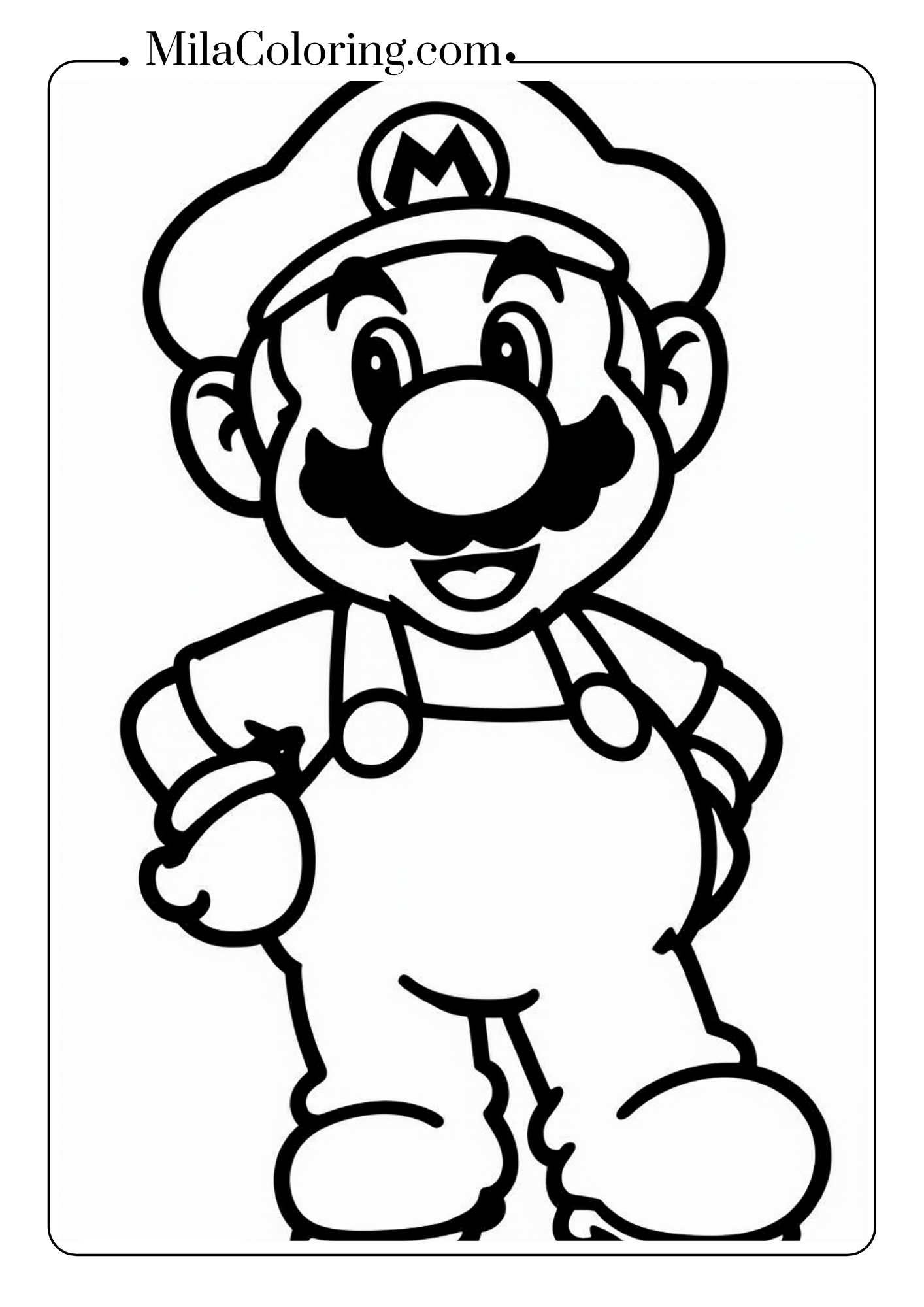 +60 Mario Coloring Pages Nintendo Fan - Mila Coloring Free Printable
