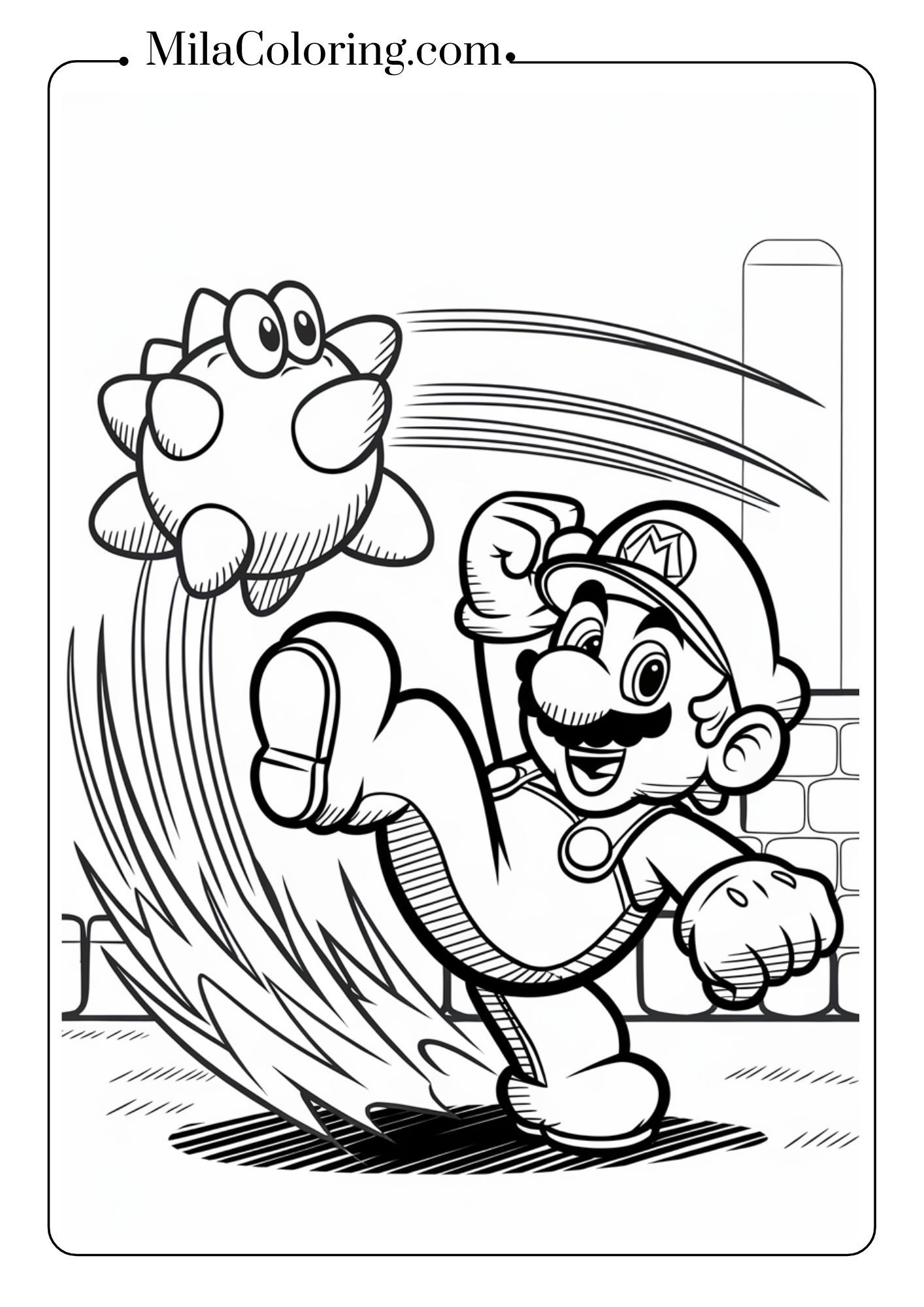 +60 Mario Coloring Pages Nintendo Fan - Mila Coloring Free Printable