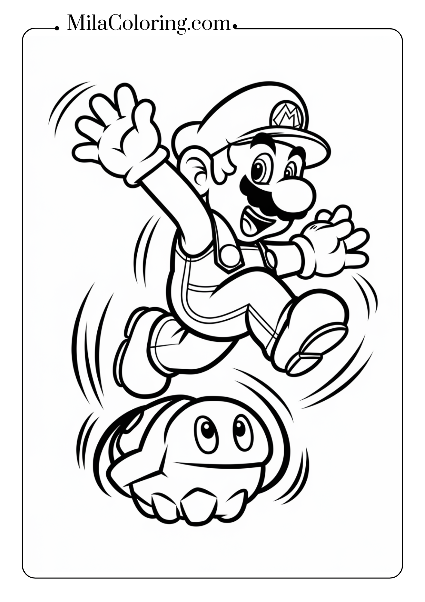 +60 Mario Coloring Pages Nintendo Fan - Mila Coloring Free Printable