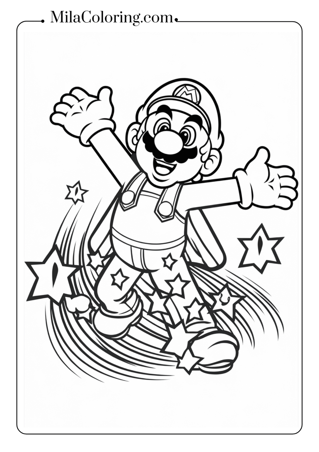 +60 Mario Coloring Pages Nintendo Fan - Mila Coloring Free Printable