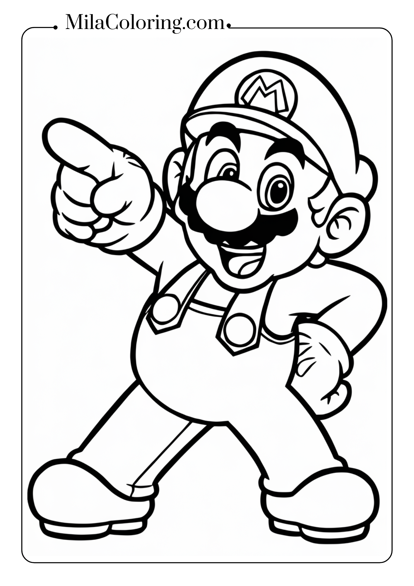 +60 Mario Coloring Pages Nintendo Fan - Mila Coloring Free Printable