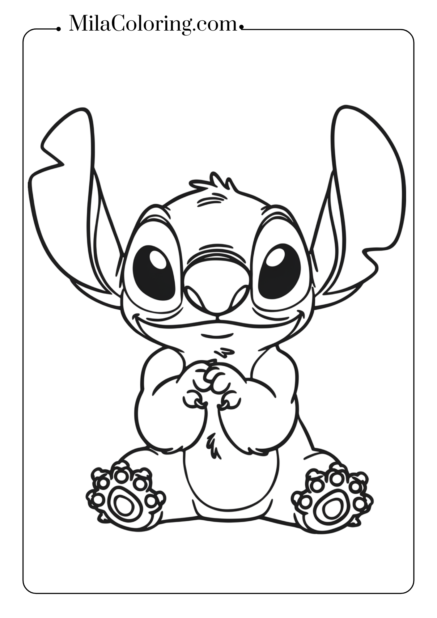 40 Lilo and Stitch Coloring Pages - Mila Coloring free printable