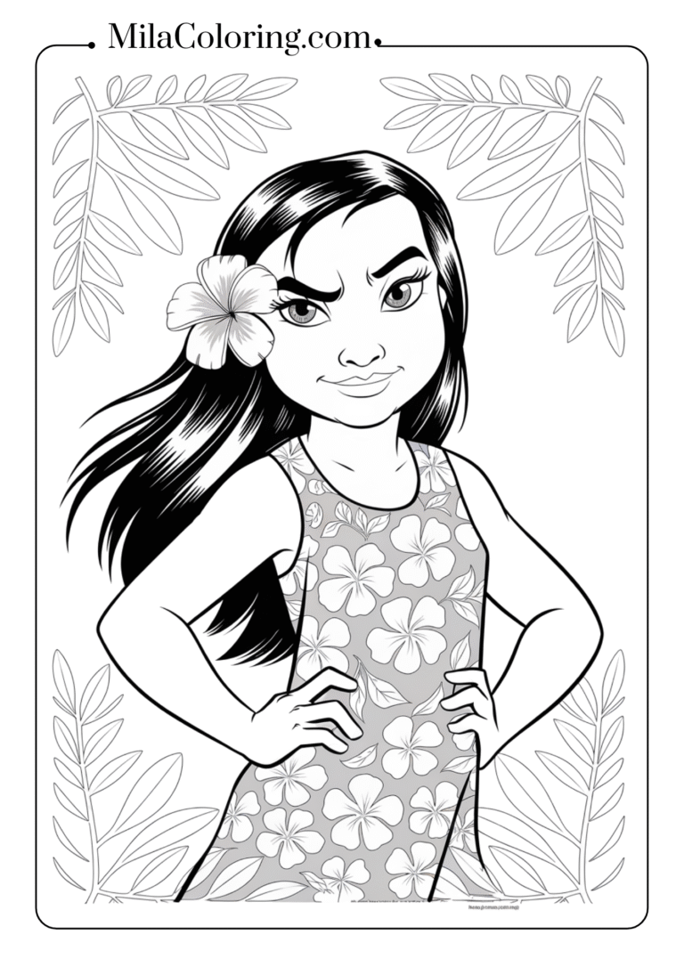 40 Lilo and Stitch Coloring Pages - Mila Coloring free printable