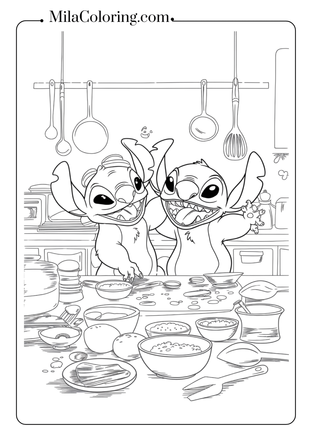 40 Lilo and Stitch Coloring Pages - Mila Coloring free printable