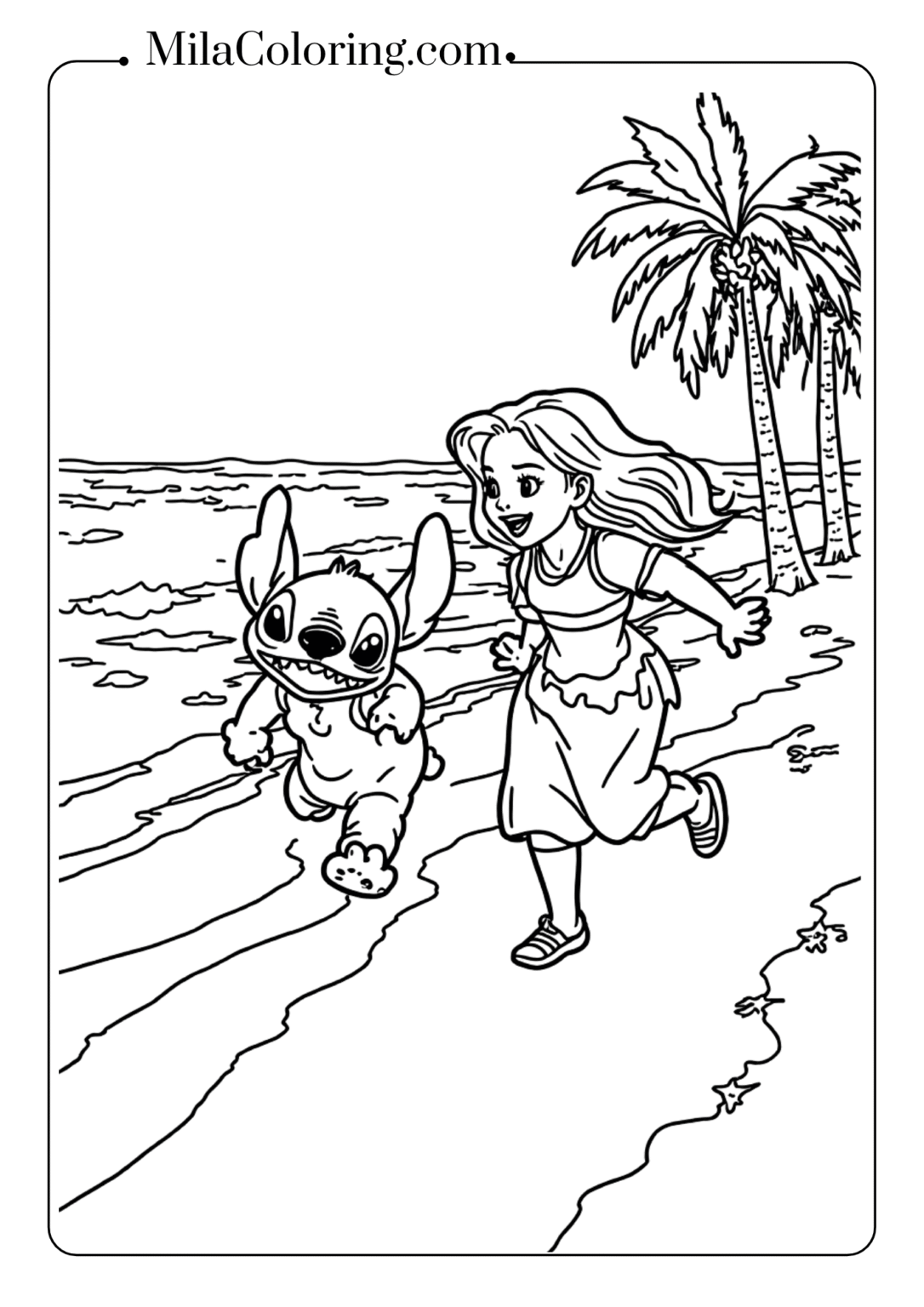 40 Lilo and Stitch Coloring Pages - Mila Coloring free printable