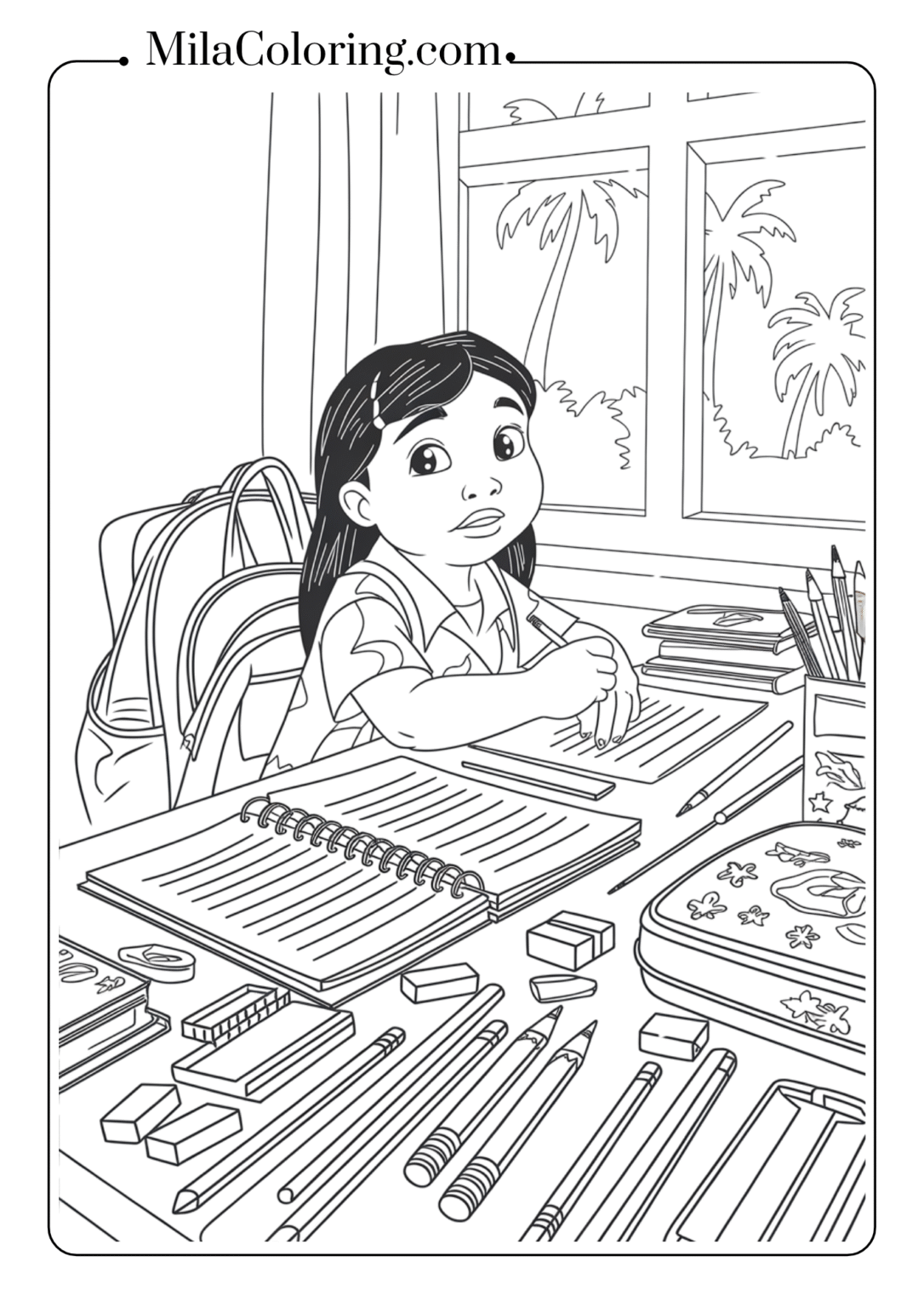 40 Lilo and Stitch Coloring Pages - Mila Coloring free printable