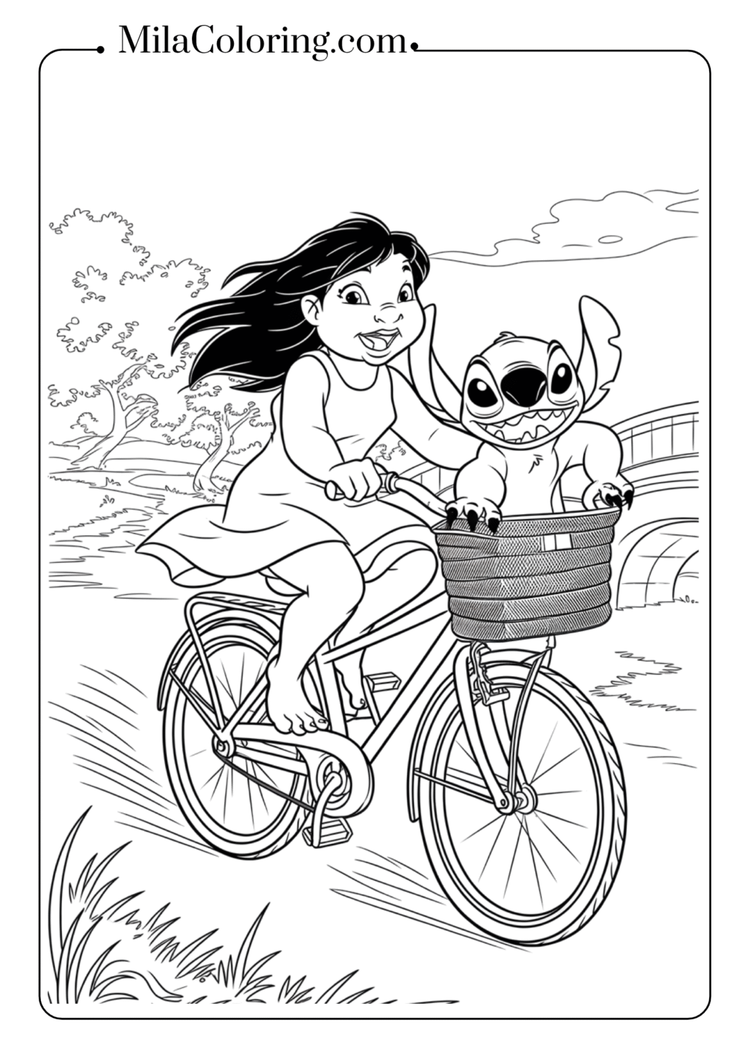 40 Lilo and Stitch Coloring Pages - Mila Coloring free printable