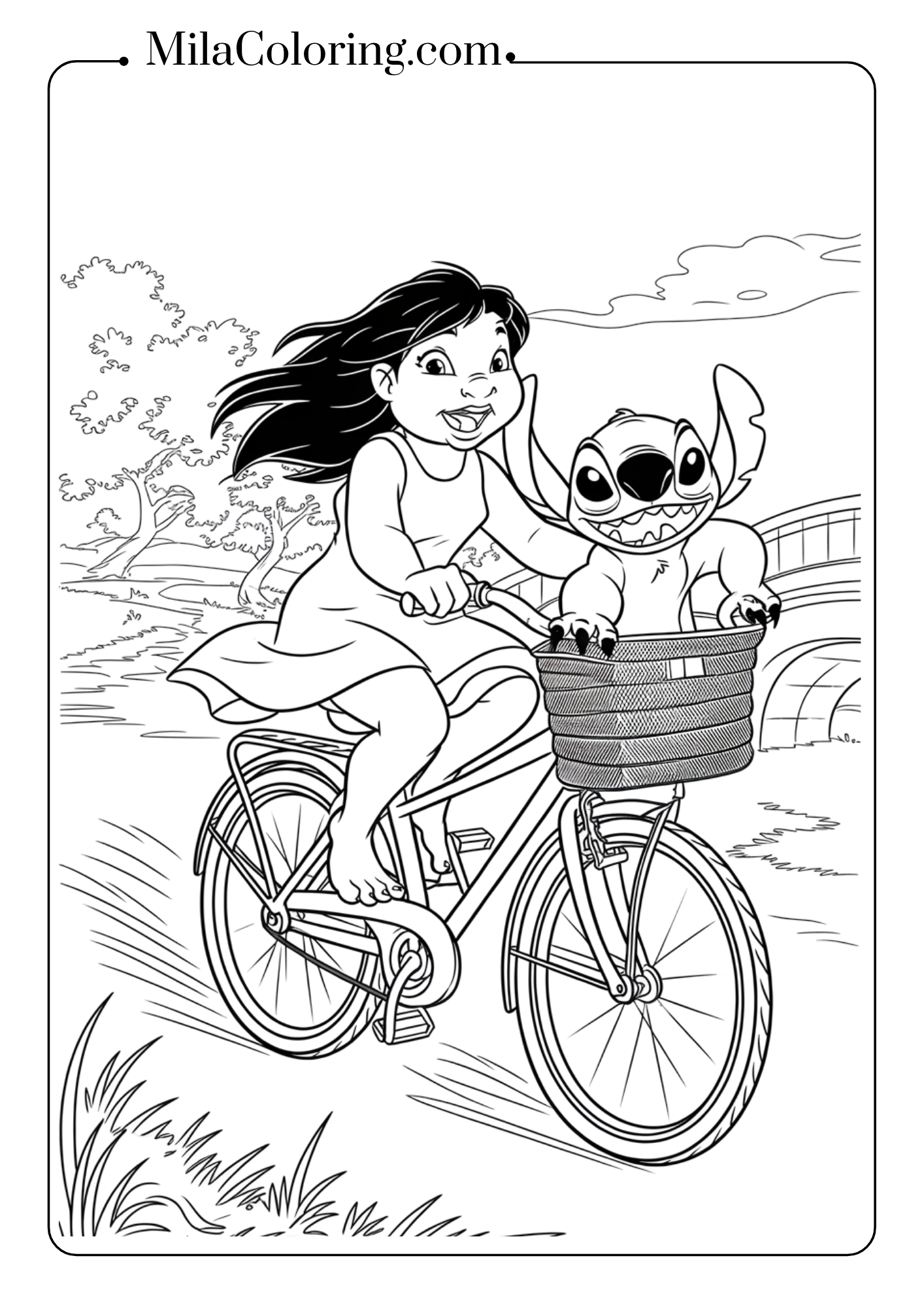 40 Lilo and Stitch Coloring Pages - Mila Coloring free printable