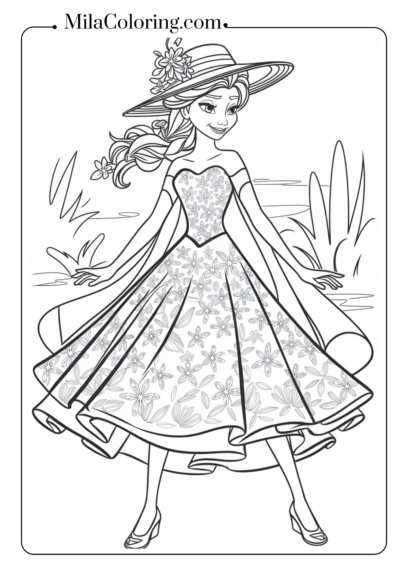 41 Elsa Coloring Pages - Mila Coloring Free Printable